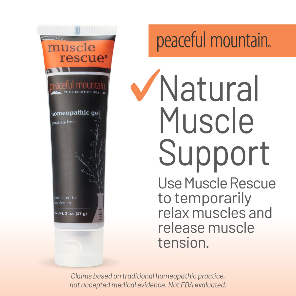 Muscle Rescue Homeopathic Hel by Peaceful Mountain