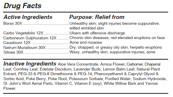 Acne Rescue homeopathic gel by Peaceful Mountain