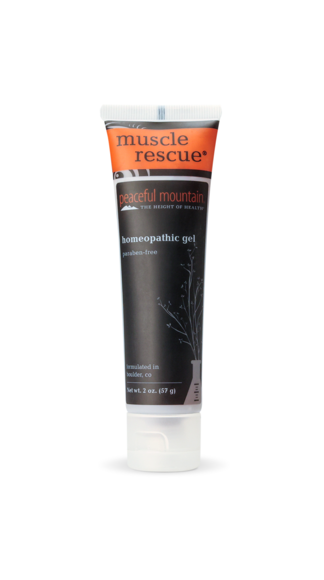 Muscle Rescue homeopathic gel by Peaceful Mountain