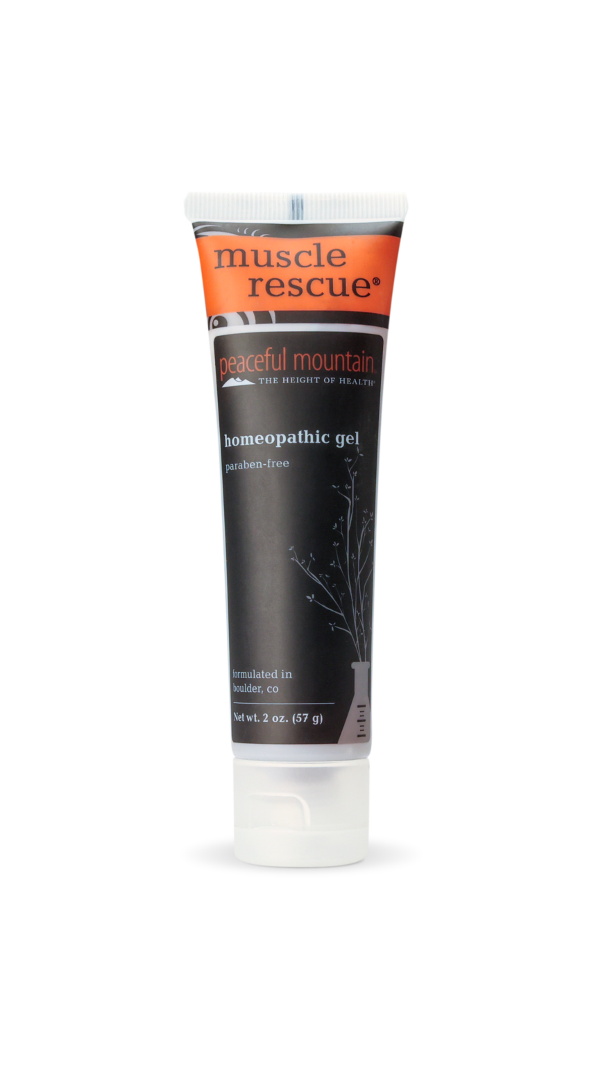 Muscle Rescue homeopathic gel by Peaceful Mountain
